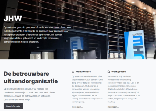 Ja hoor, een nieuwe JHW-website! - JHW